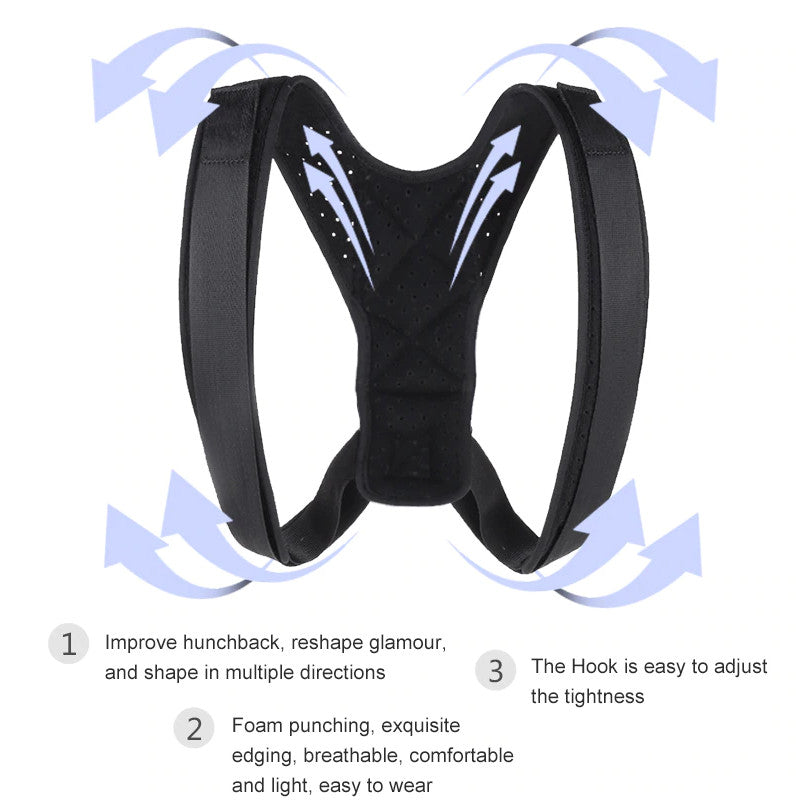 adjustable shoulder posture brace